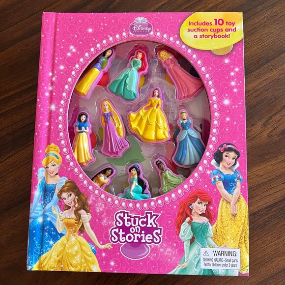 Disney | Toys | Disney Stuck On Stories Princess Book W Figurines ...